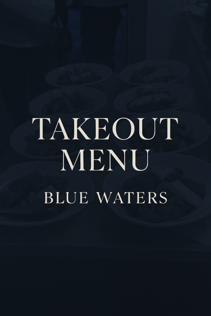 ALL MENUS - Blue Waters